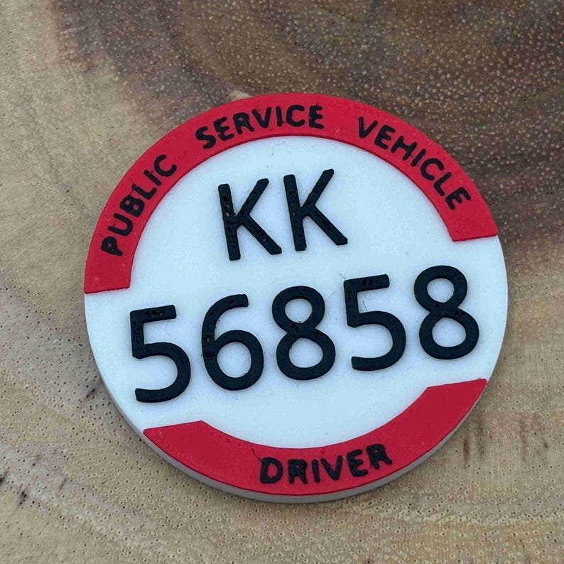 Vintage Bus Badge – Personalised Driver or Conductor - Etsy UK