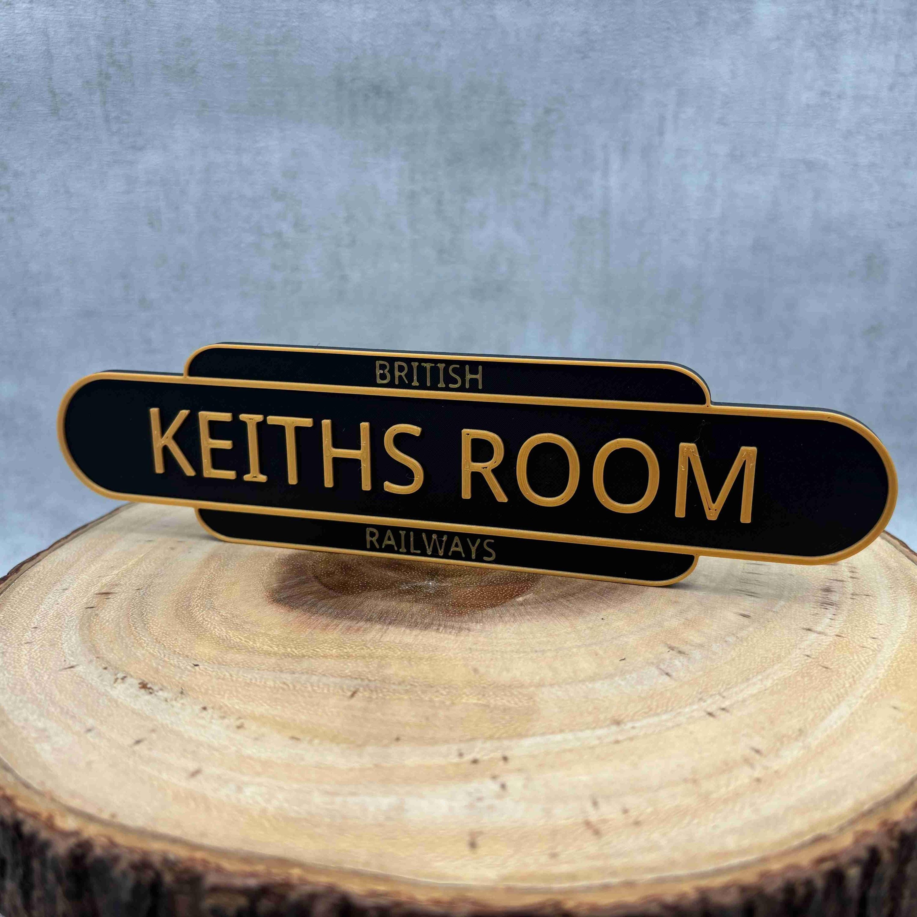 Personalised Railway Sign - Etsy UK