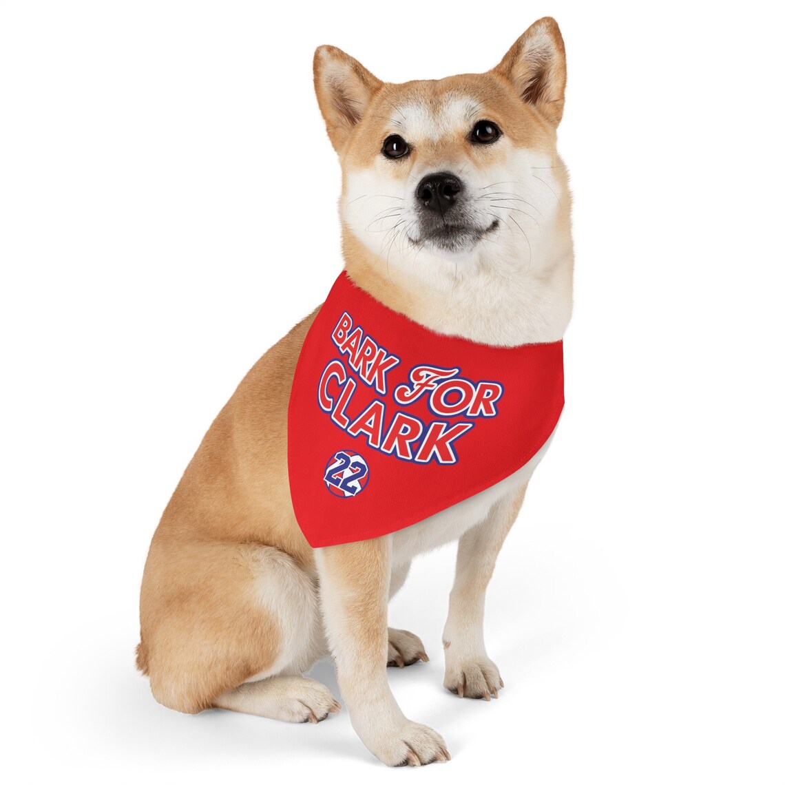 Bark for Clark 22: Personalized Dog Bandana - Custom Election Year Pet ...