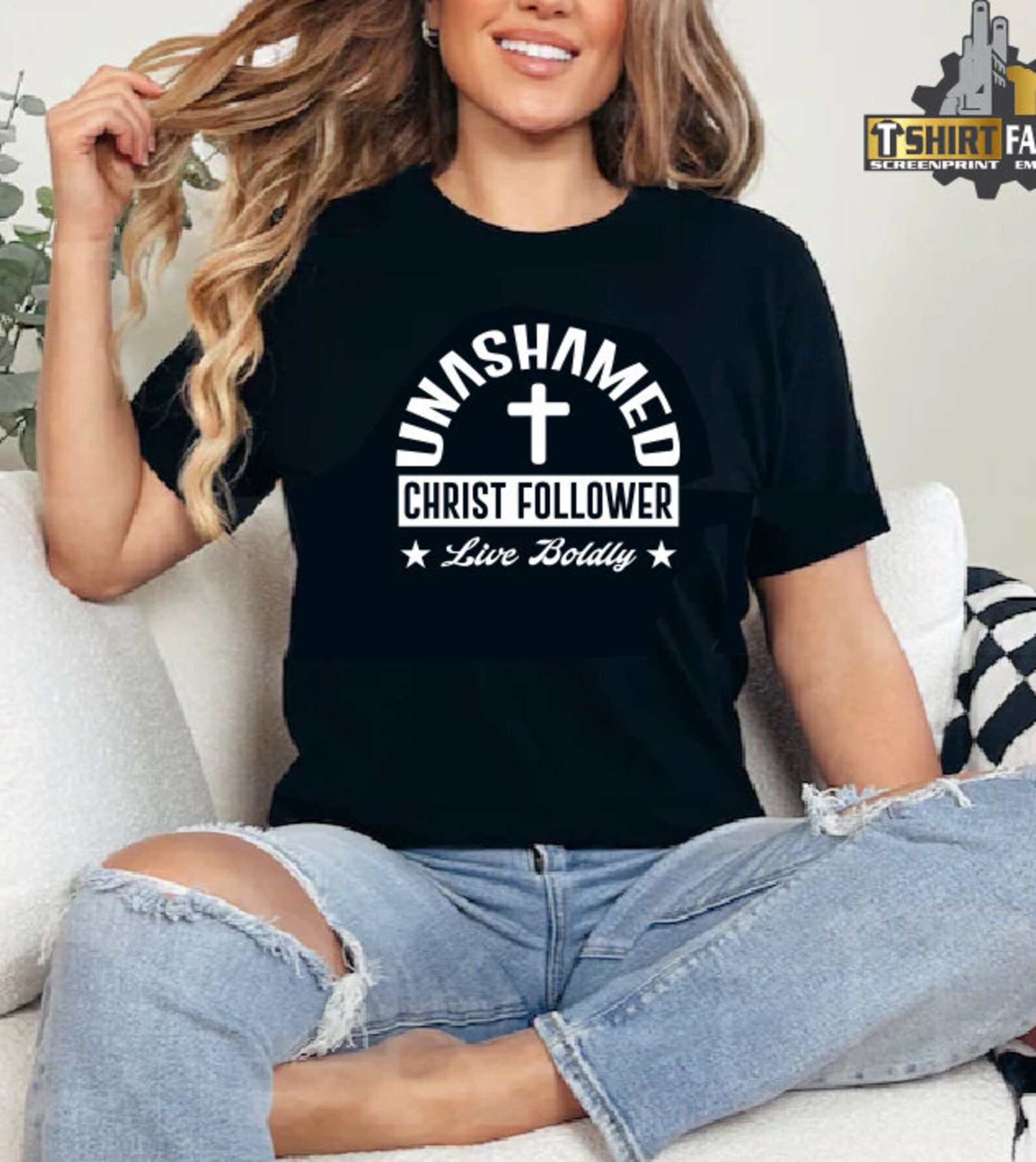 Unashamed Christ Follower, Unisex, Live Bodly, Christian Shirt ...