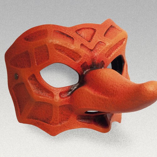 Commedia Dell Arte Mask Set 3D Papercraft Mask Template | Etsy