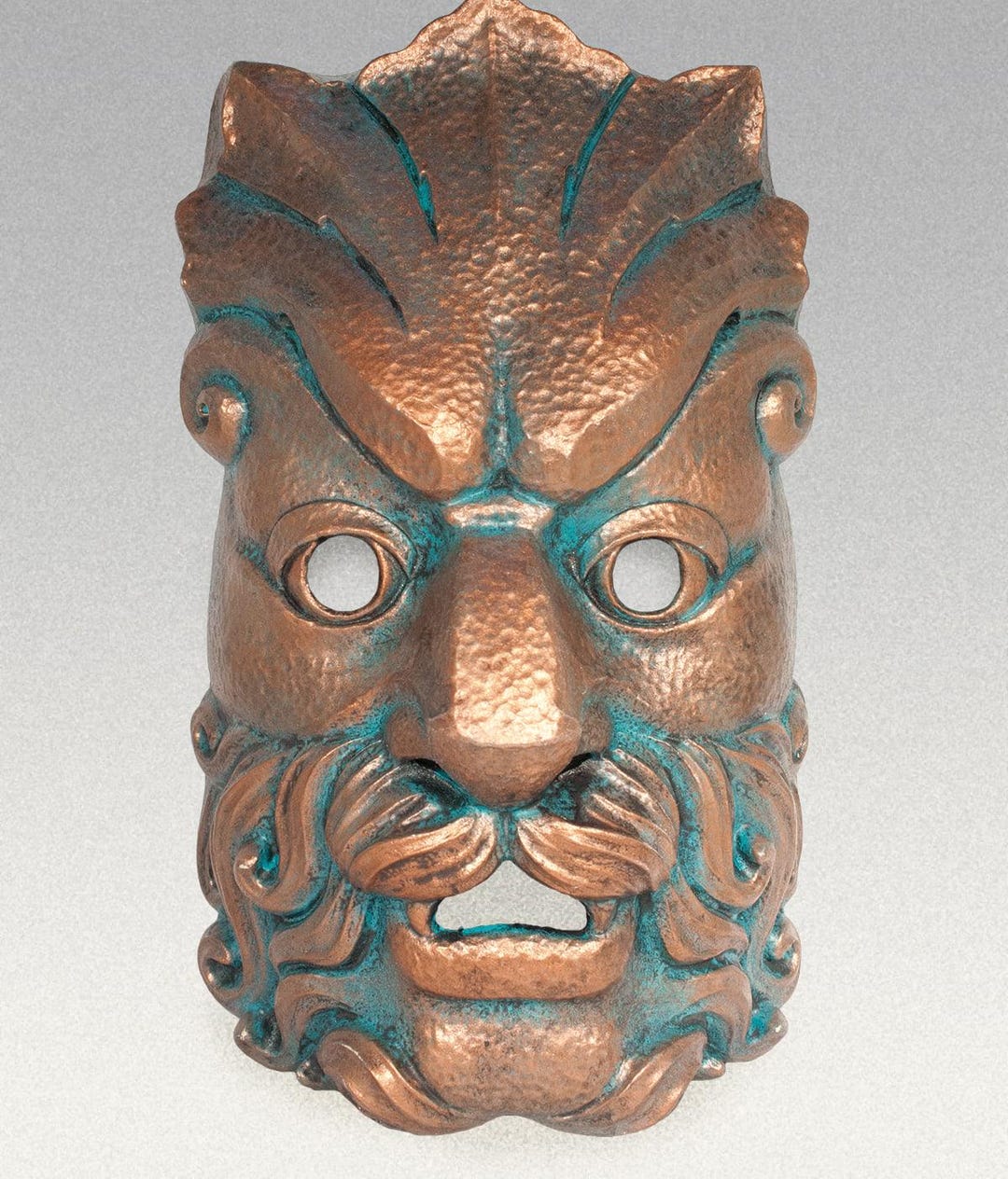 Handmade Neptune Mask: Ocean-inspired for Masquerade, Theatre & Costume ...