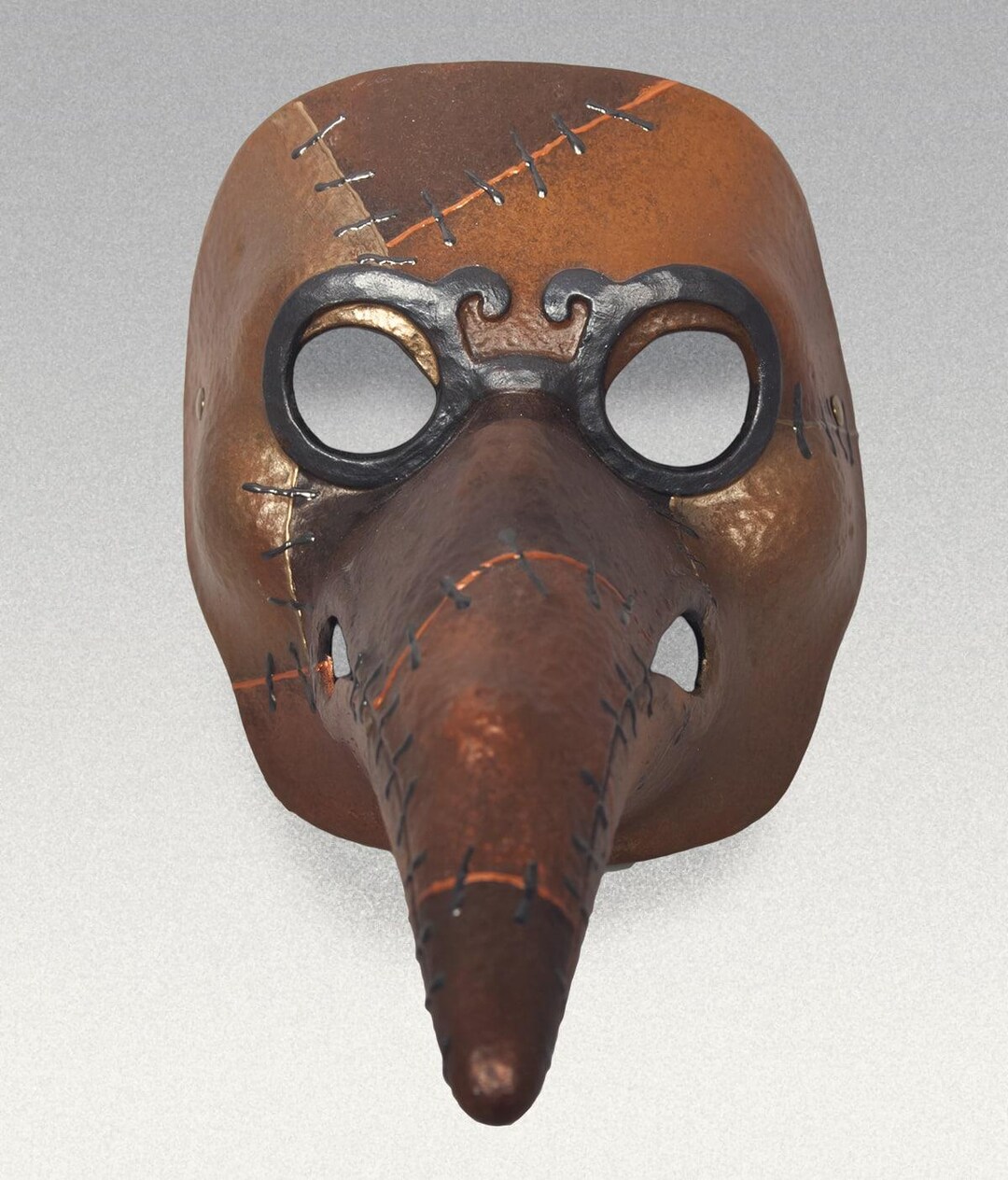 Patched Plague Doctor Mask - Steampunk Style - Etsy