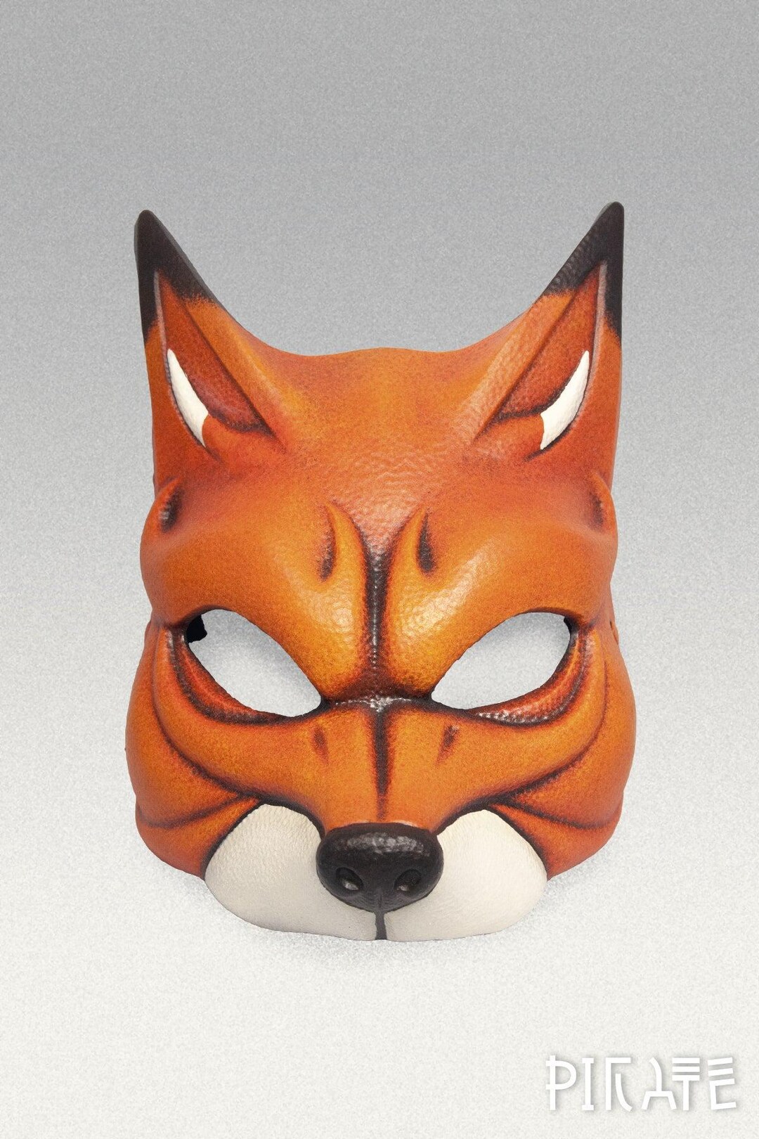 Buy Fox Mask - Deluxe Handcrafted Animal Costume Accessory Online in ...