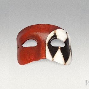 Elegant Harlequin Masquerade Eye Mask - Venetian Carnival Costume ...