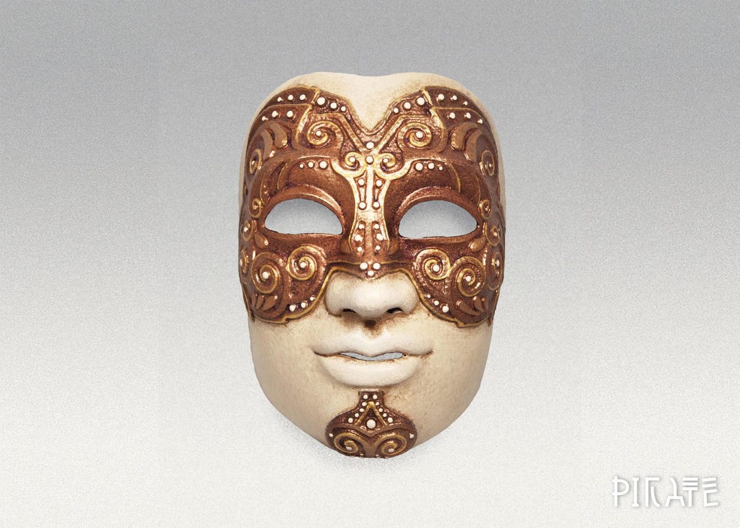 Theater Fidelio Mask for Commedia, Actors, Masquerade and Larp - Etsy