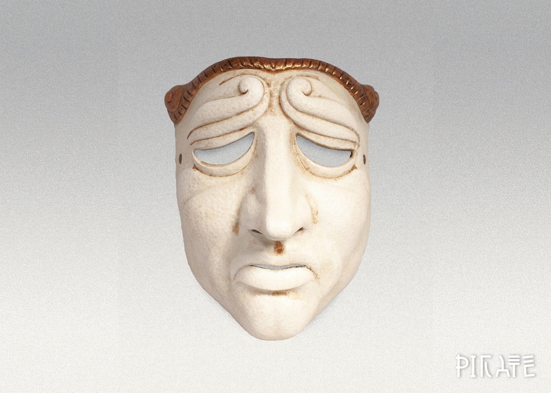 The Crying Man Mask - for Theater and Actors - Etsy