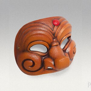 Harlequin Buffoon Costume - Colorful Mask for Commedia Dell'arte ...