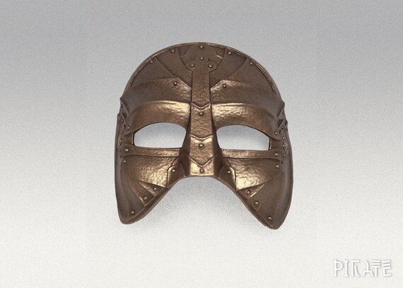 Knight Half-Face Mask | Etsy
