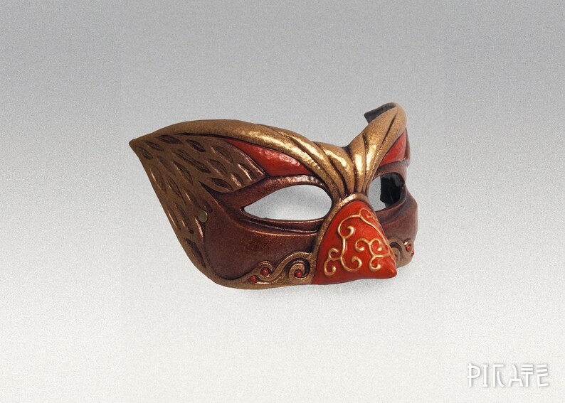 Elegant Winged Masquerade Mask for Carnival, Theatre, Halloween Costume ...