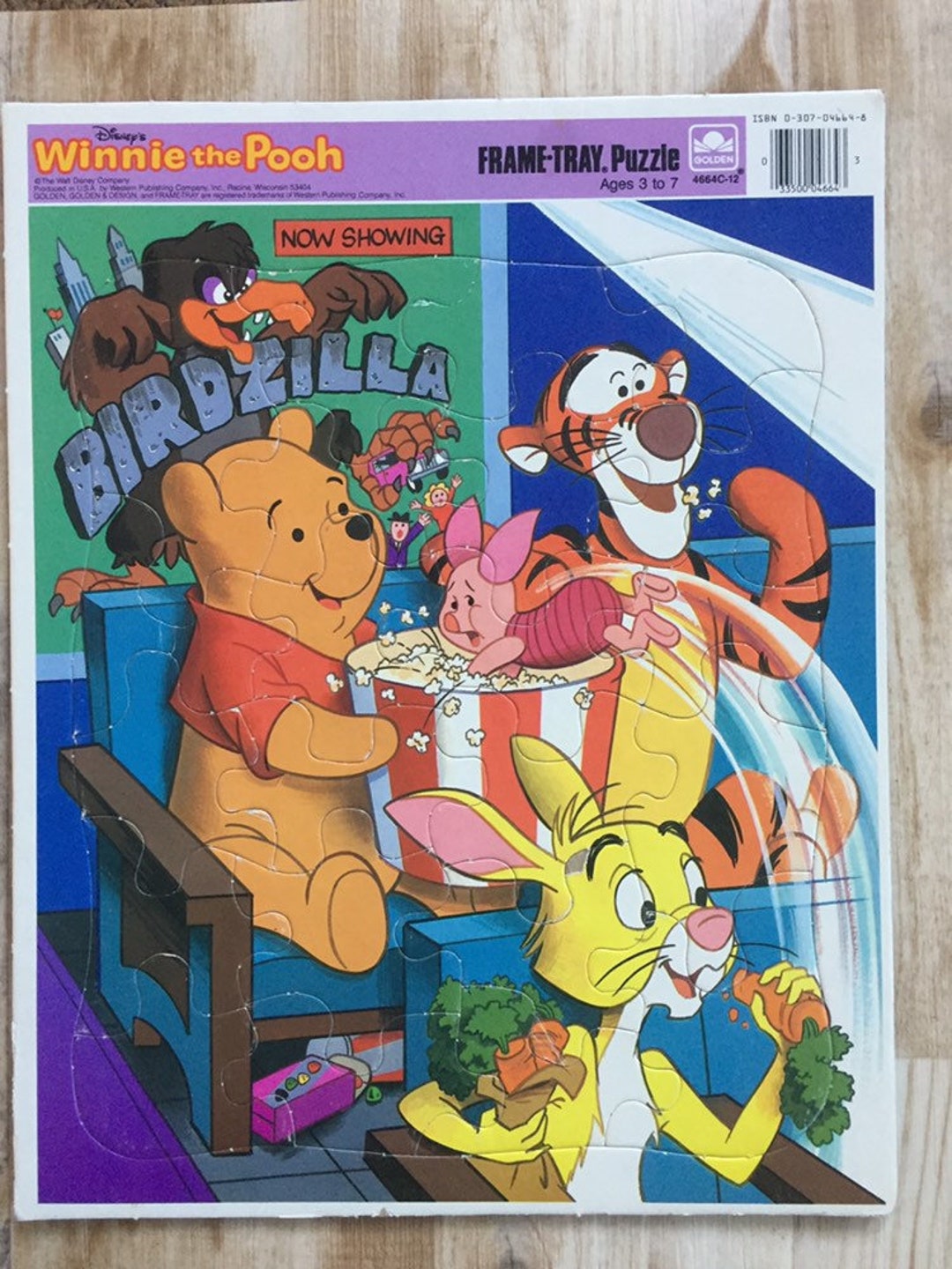 Vintage Winnie the Pooh Birdzilla Tray Board Puzzle 14" X 11" - Etsy