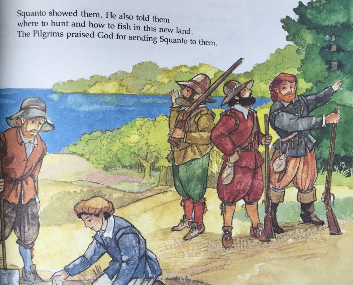 The Story of the First Thanksgiving Drawing America Elaine Raphael Don ...