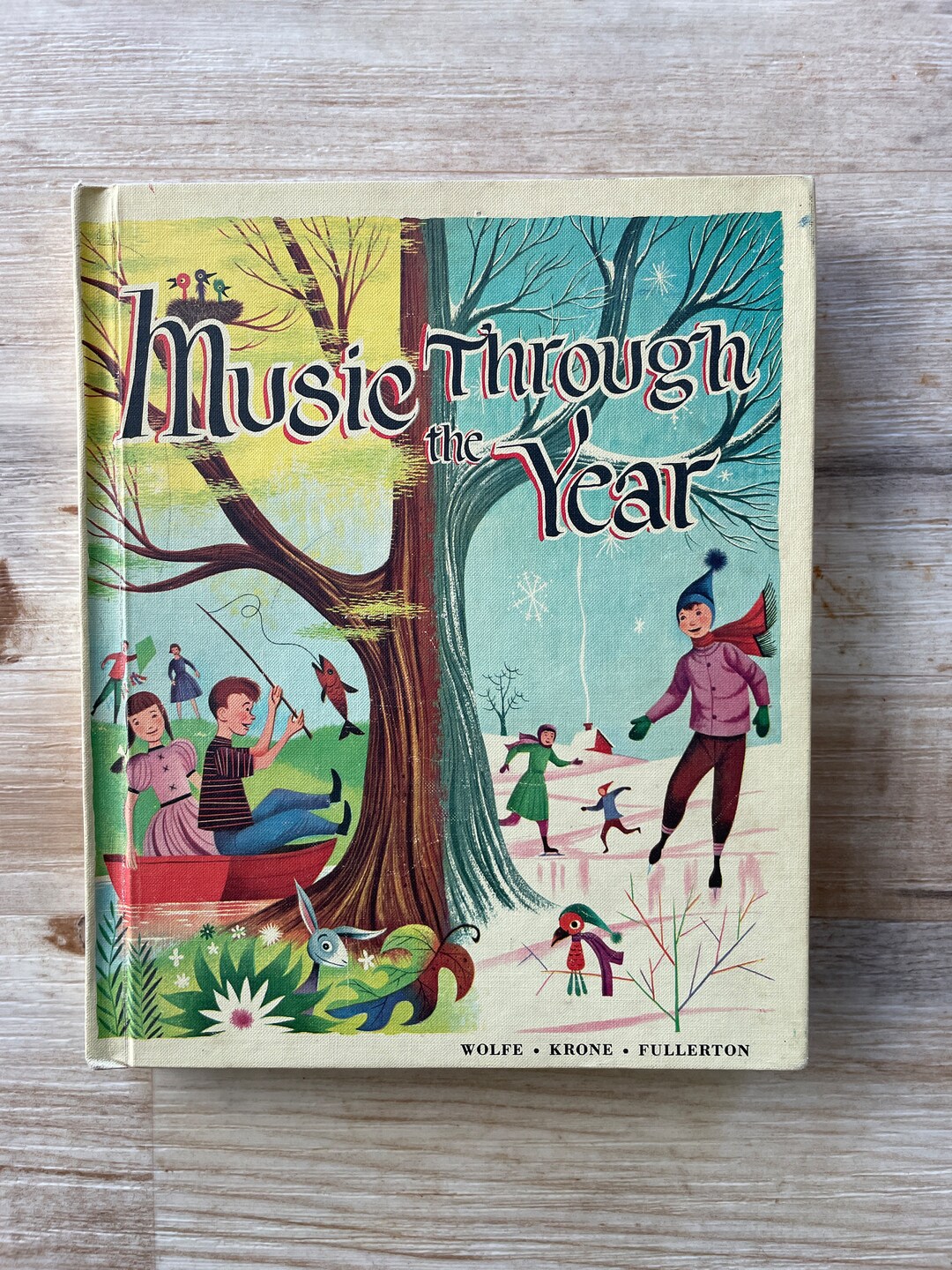 Vintage Children's School Music Book Music Through the Year Piano ...