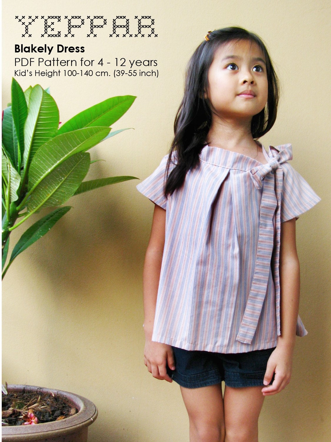 PDF Pattern - Blakely Dress for 4 - 10 Years Old and Tutorial. - Etsy