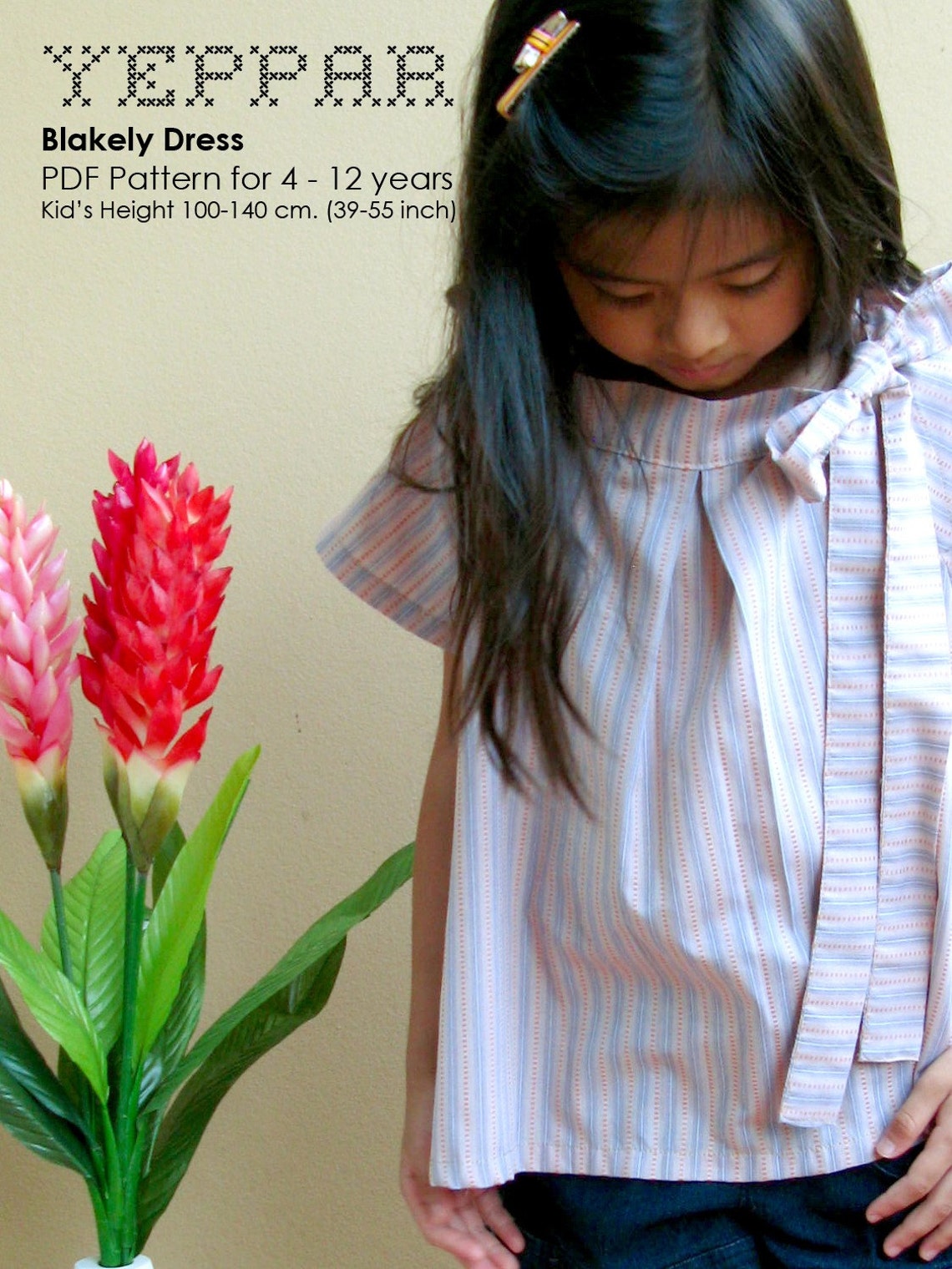 PDF Pattern - Blakely Dress for 4 - 10 Years Old and Tutorial. - Etsy