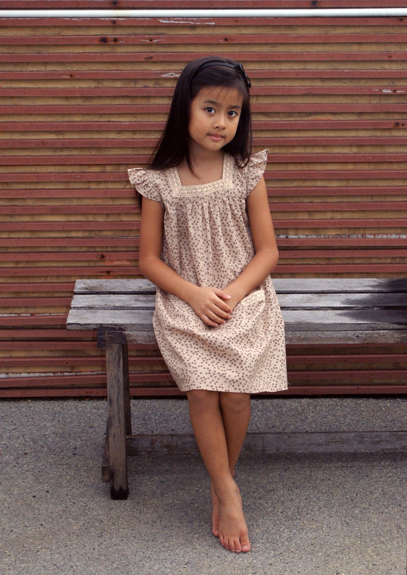 PDF Pattern - Madison Dress for 4 - 10 Years Old and Tutorial. - Etsy