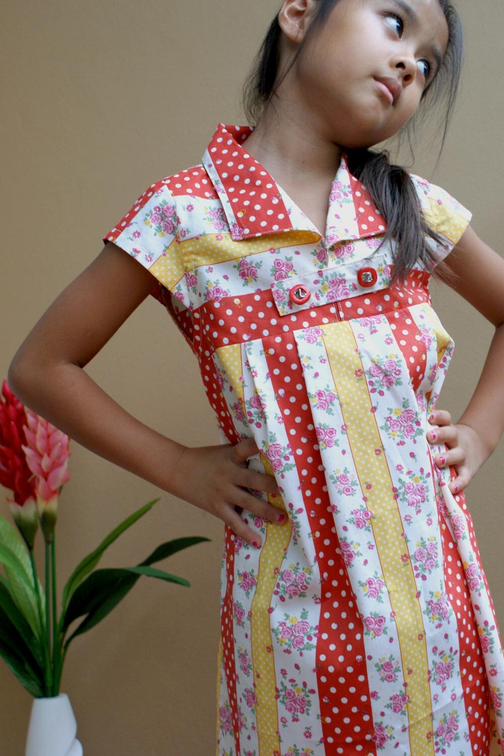 New - PDF Pattern - XL Hannah Dress for 6T - 10T and Tutorial. - Etsy