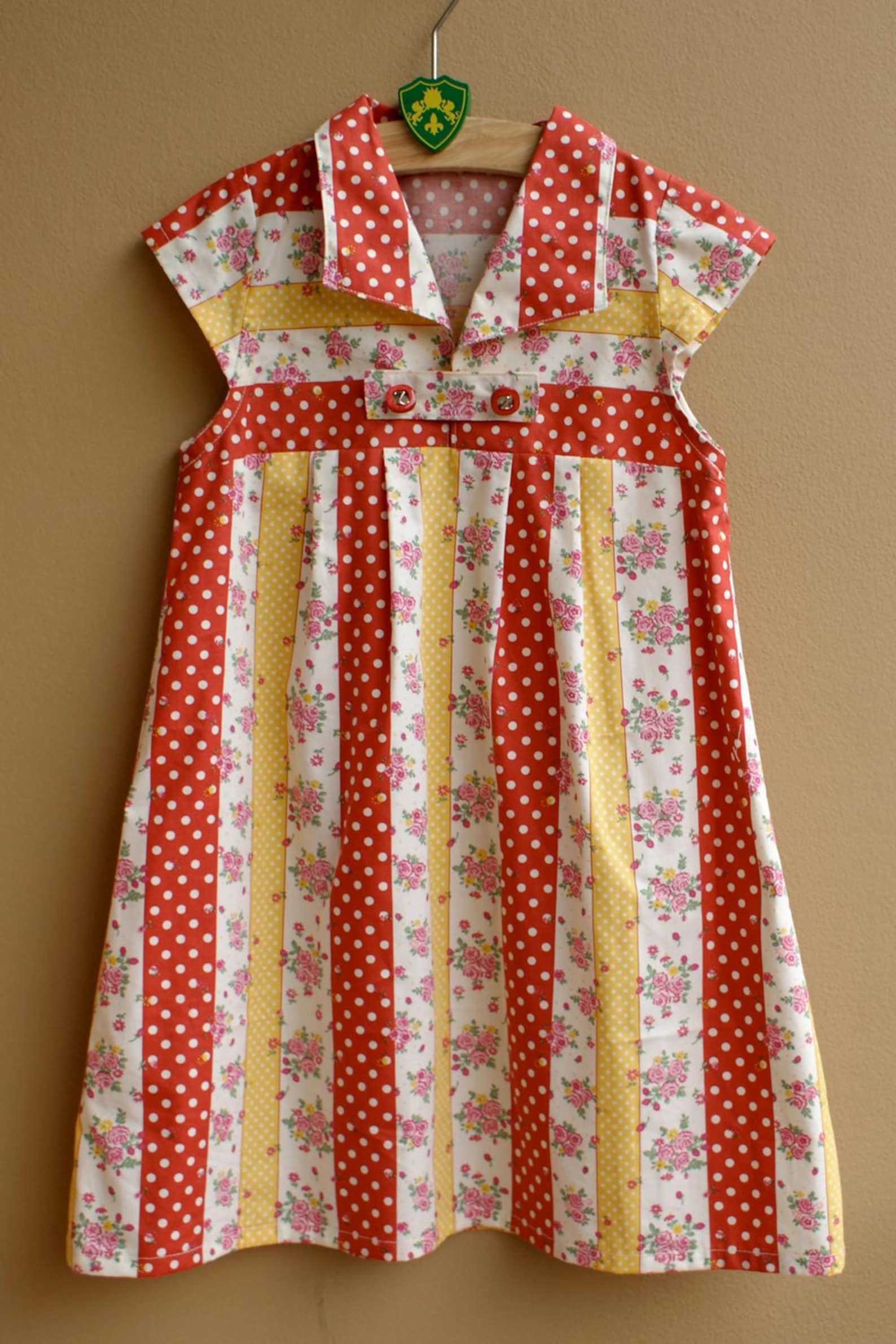 New - PDF Pattern - XL Hannah Dress for 6T - 10T and Tutorial. - Etsy