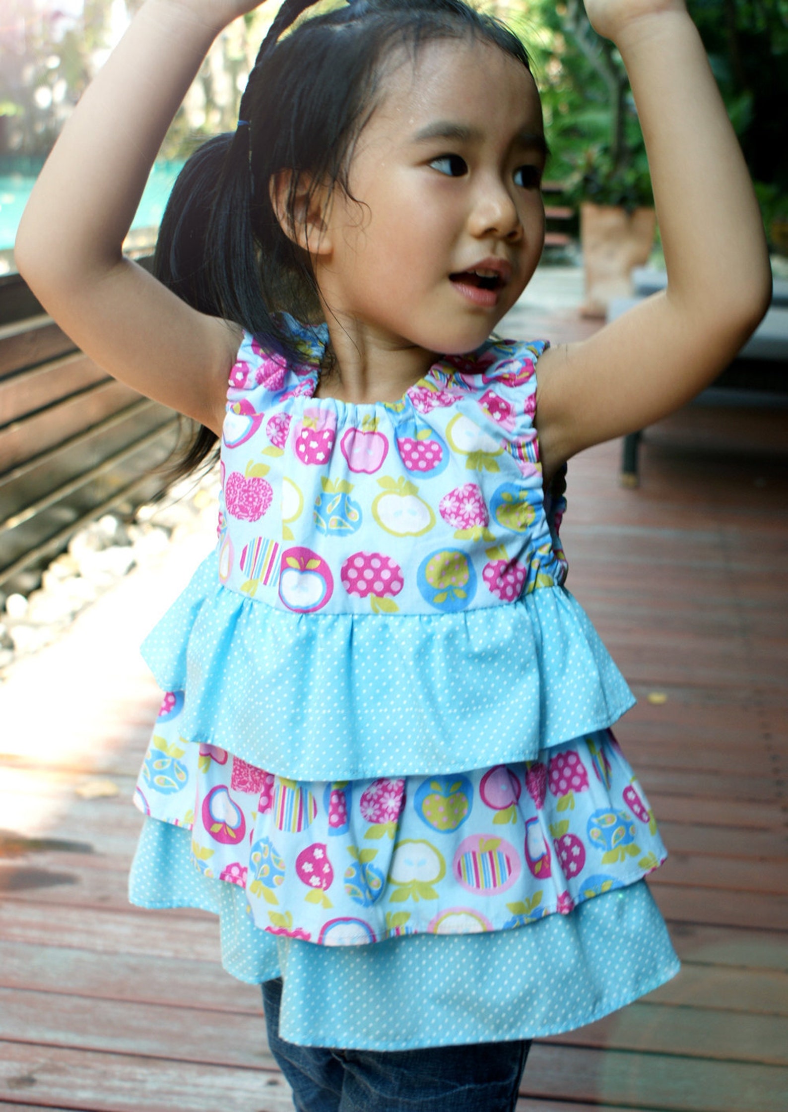 PDF Pattern - Belle Top for 12M - 5T and Tutorial. - Etsy