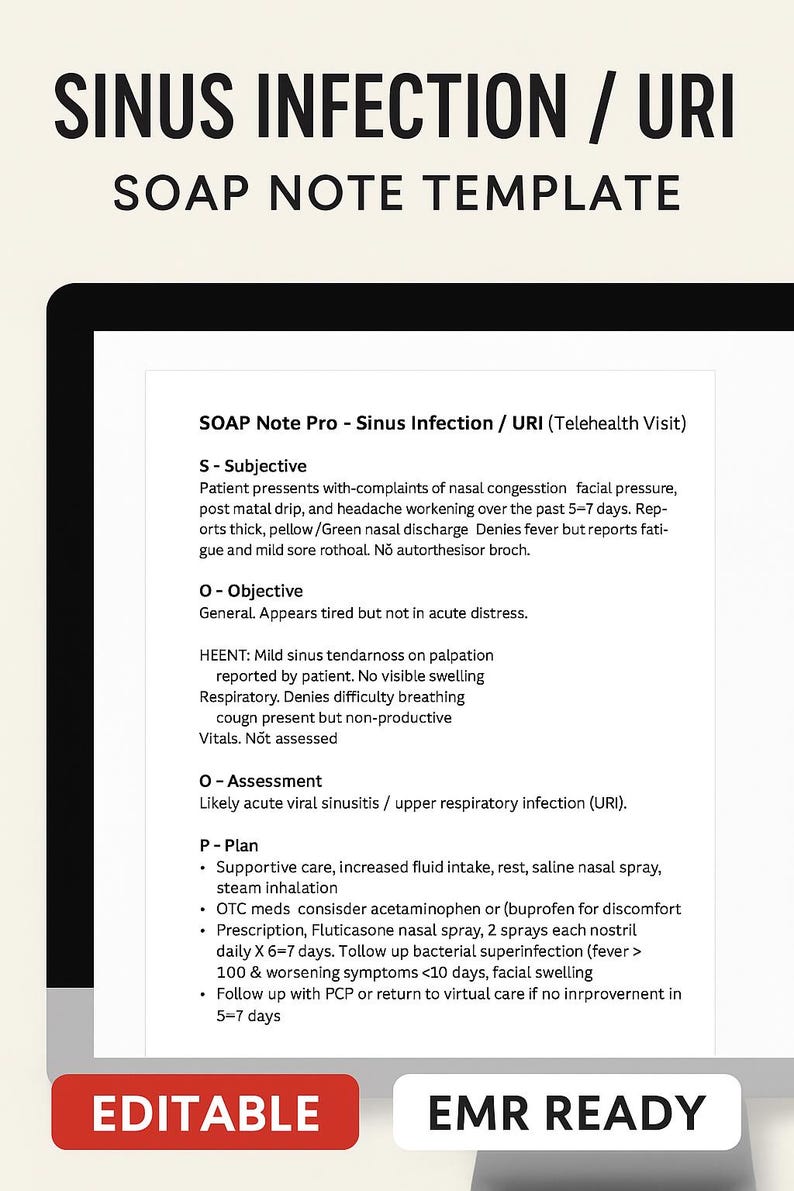 SOAP Note – Rash (shingles / Herpes Zoster) | Editable Template ...