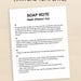 SOAP Note – Rash (poison Ivy) | Virtual Care Template | Editable Google ...