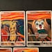 Scream Munch Cards - 5 Card Set Japanese Exclusives- Custom Handmade ...