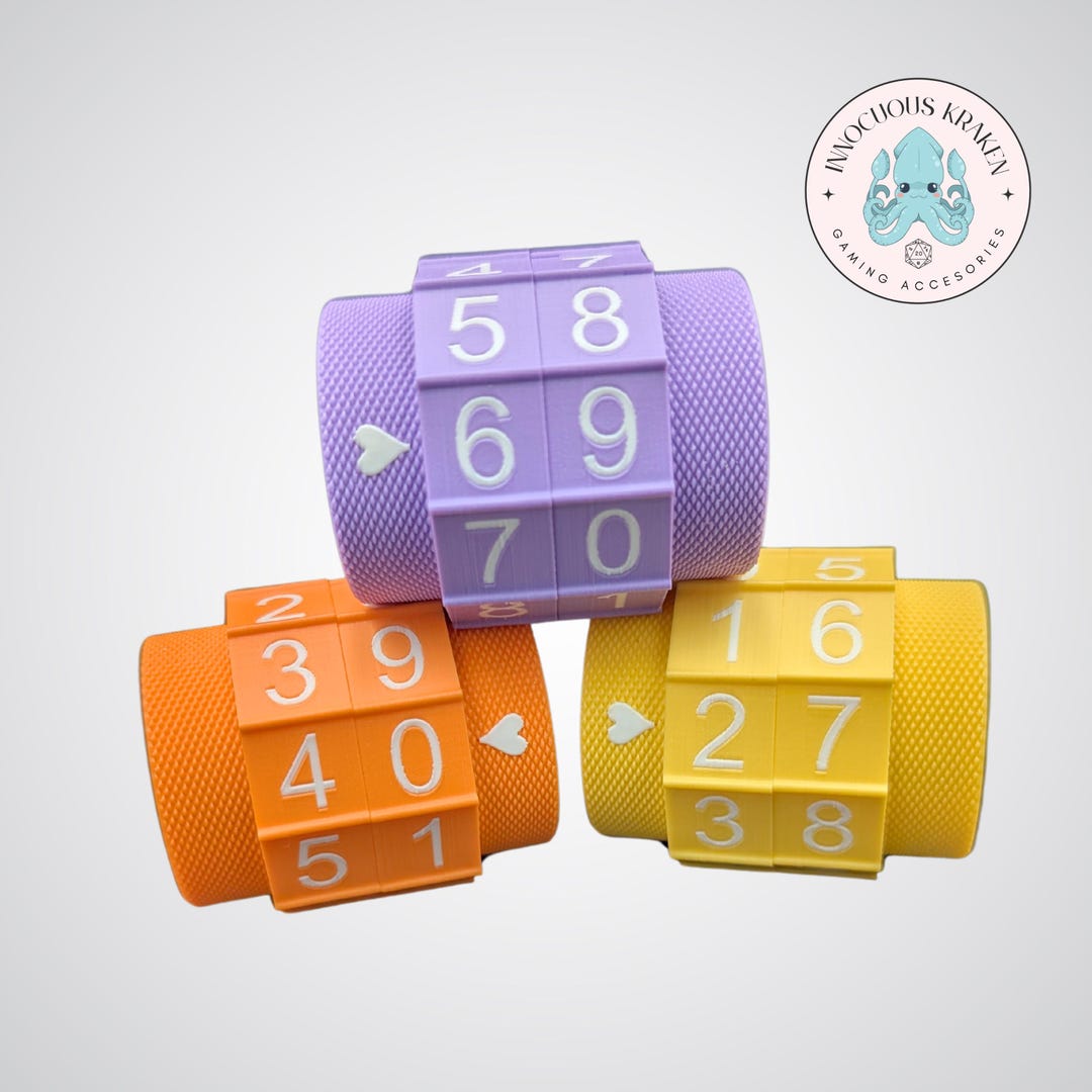 Knurled Vitality Counter: Dice Storage Fidget Toy - Etsy