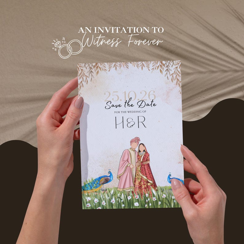 Personalised Punjabi Wedding Invitation Suite: Editable Maiyan, Jaggo ...