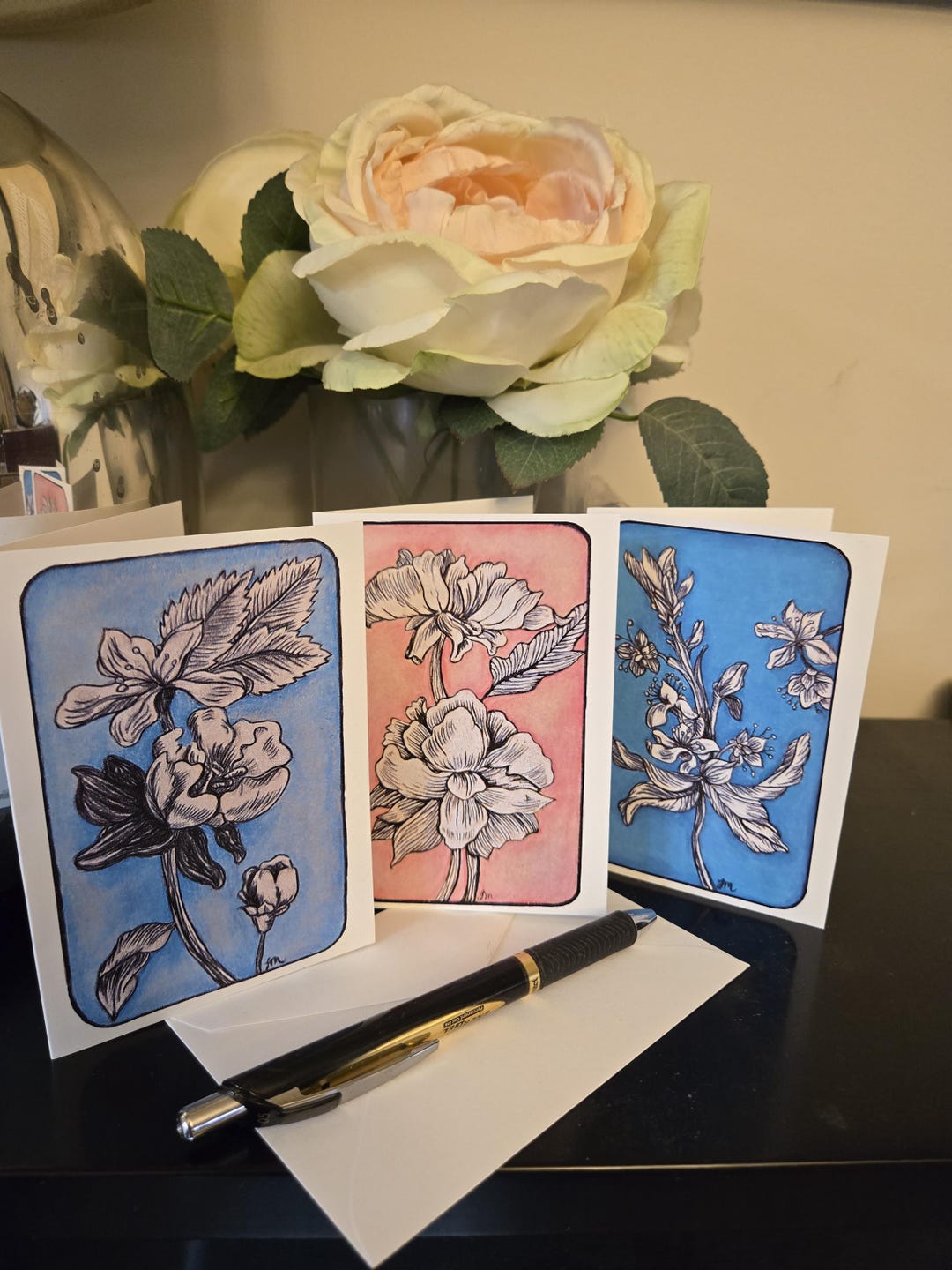 Blank Inside Cards With Print of Original Art - Etsy