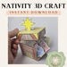 Pop-out Nativity Scene Craft, Bible Story Activity (digital Download ...