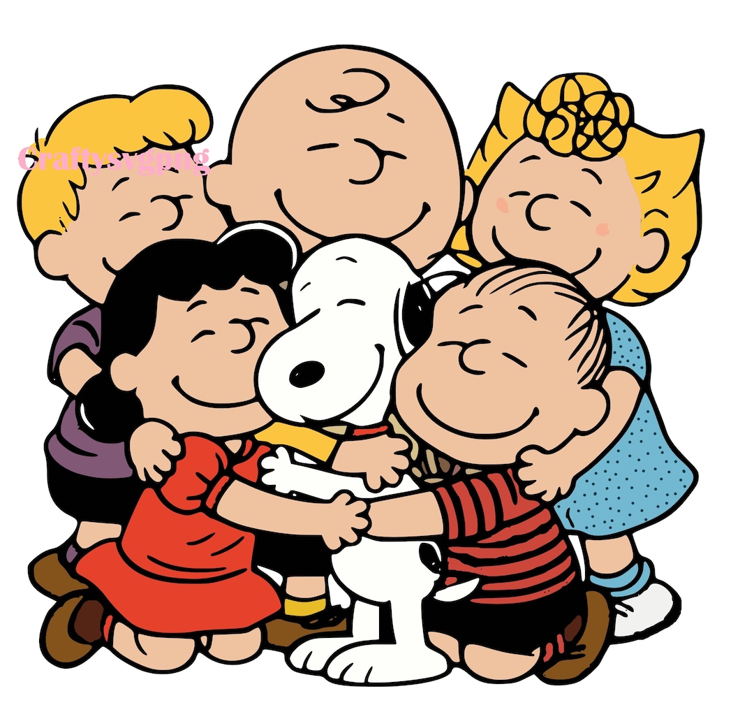 Cute Cartoon Dog and Kids Hug SVG | Friendship Hug SVG Png DXF Jpg Pdf ...