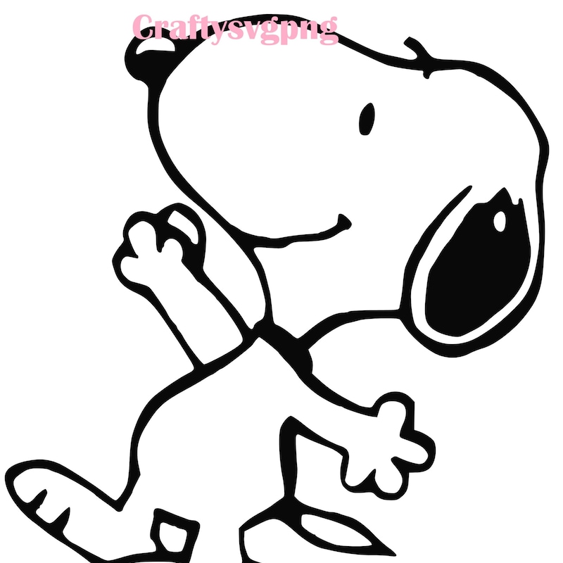Snoopy Outline - Etsy