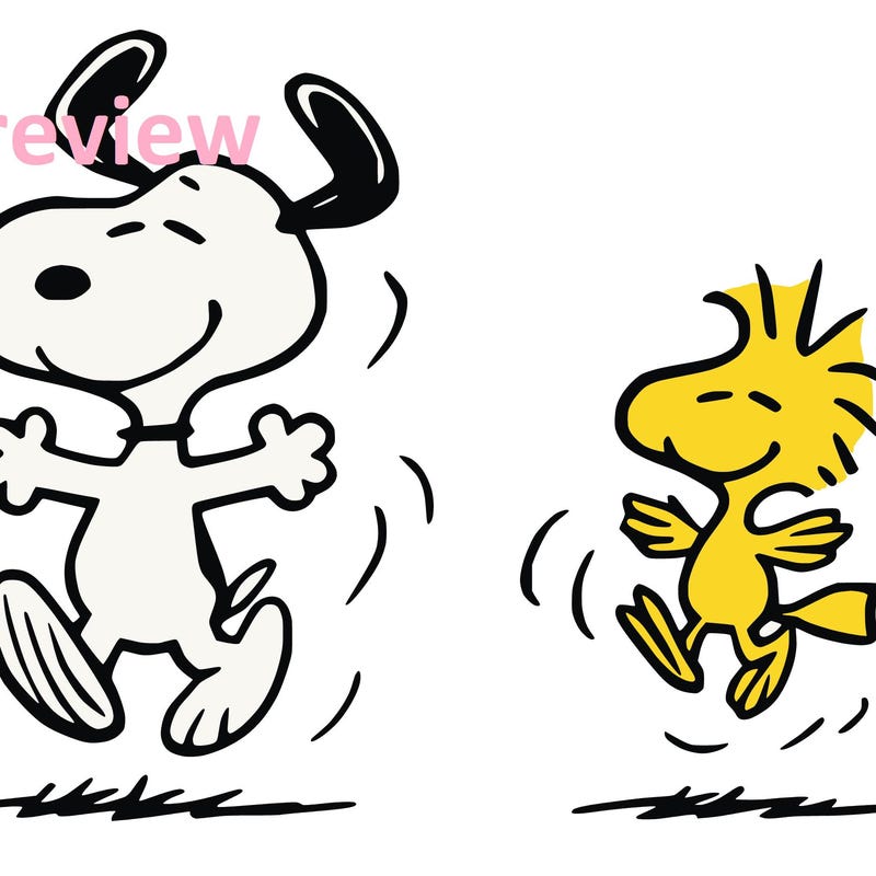 Snoopy Svg - Etsy
