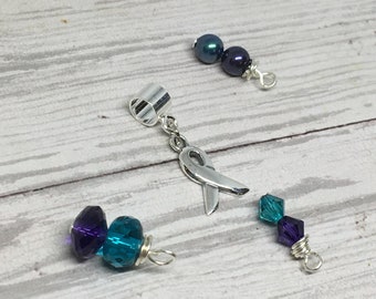 Sterling Silver SIDS Infertility Awareness Charm or Necklace | Etsy
