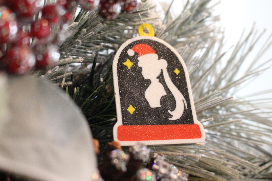 Magical Girl Moon Ornament – 3D Printed Silhouette Xmas Decor – Anime ...