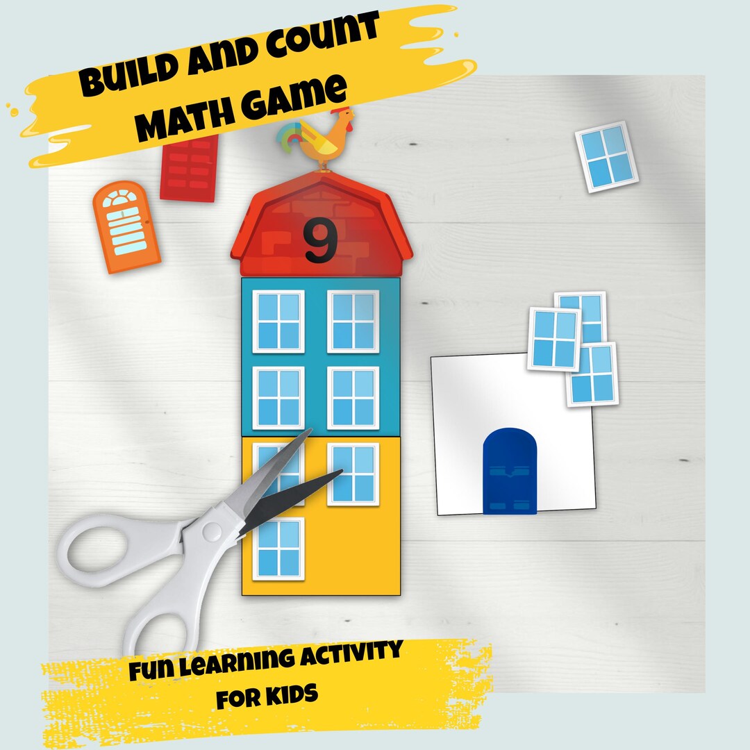 Printable Math Game, Learning Numbers Preschool, Montessori, Number ...