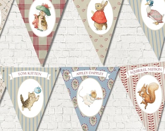 Peter Rabbit Banner | Etsy