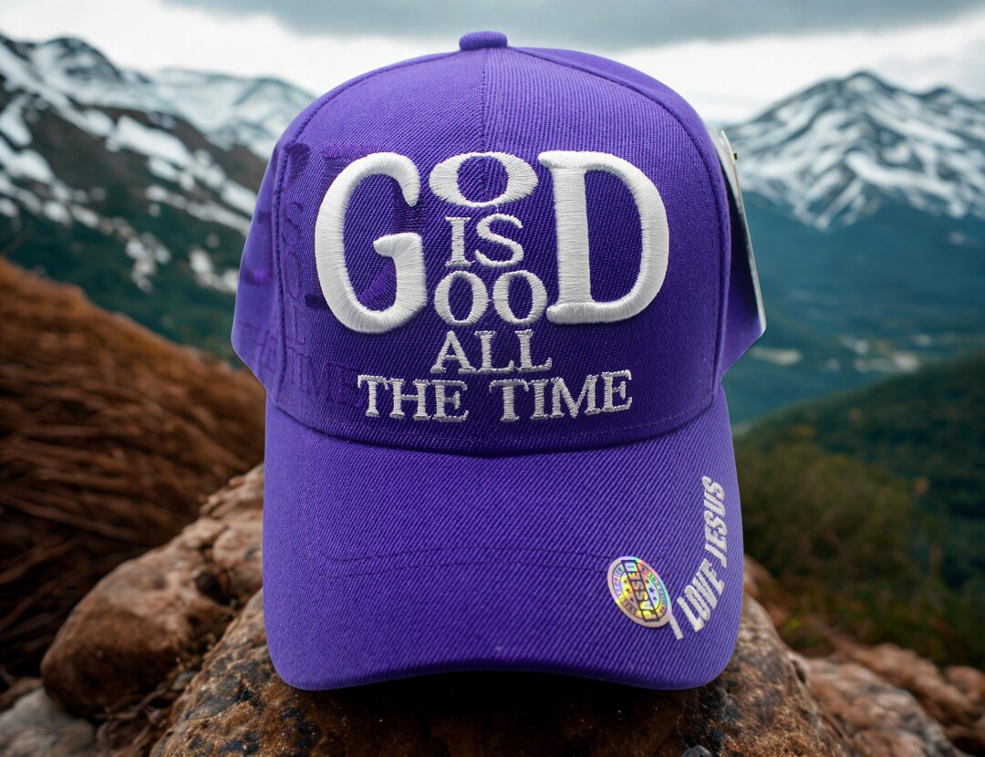 God is Good Hat. Bold Christian Baseball Cap With Clean Embroidery ...