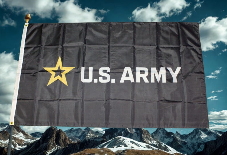US Army 3x5 Flag, Military Flag With Army Logo, Patriotic Outdoor ...