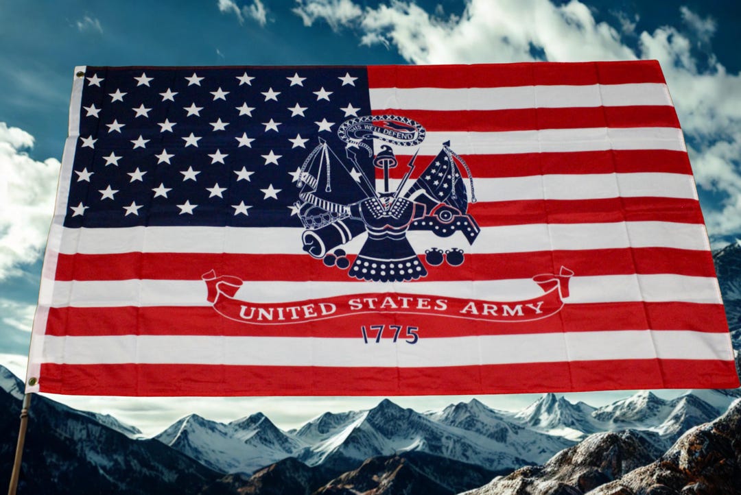 US Army 3x5 Flag, Military Flag With Army Logo, Outdoor Indoor Display ...