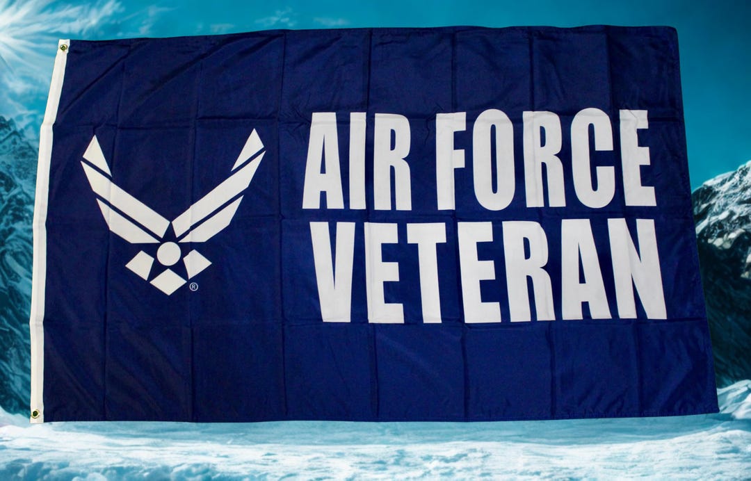U.S. Air Force Veteran Flag 3x5, Official USAF Flag, Military Veteran ...