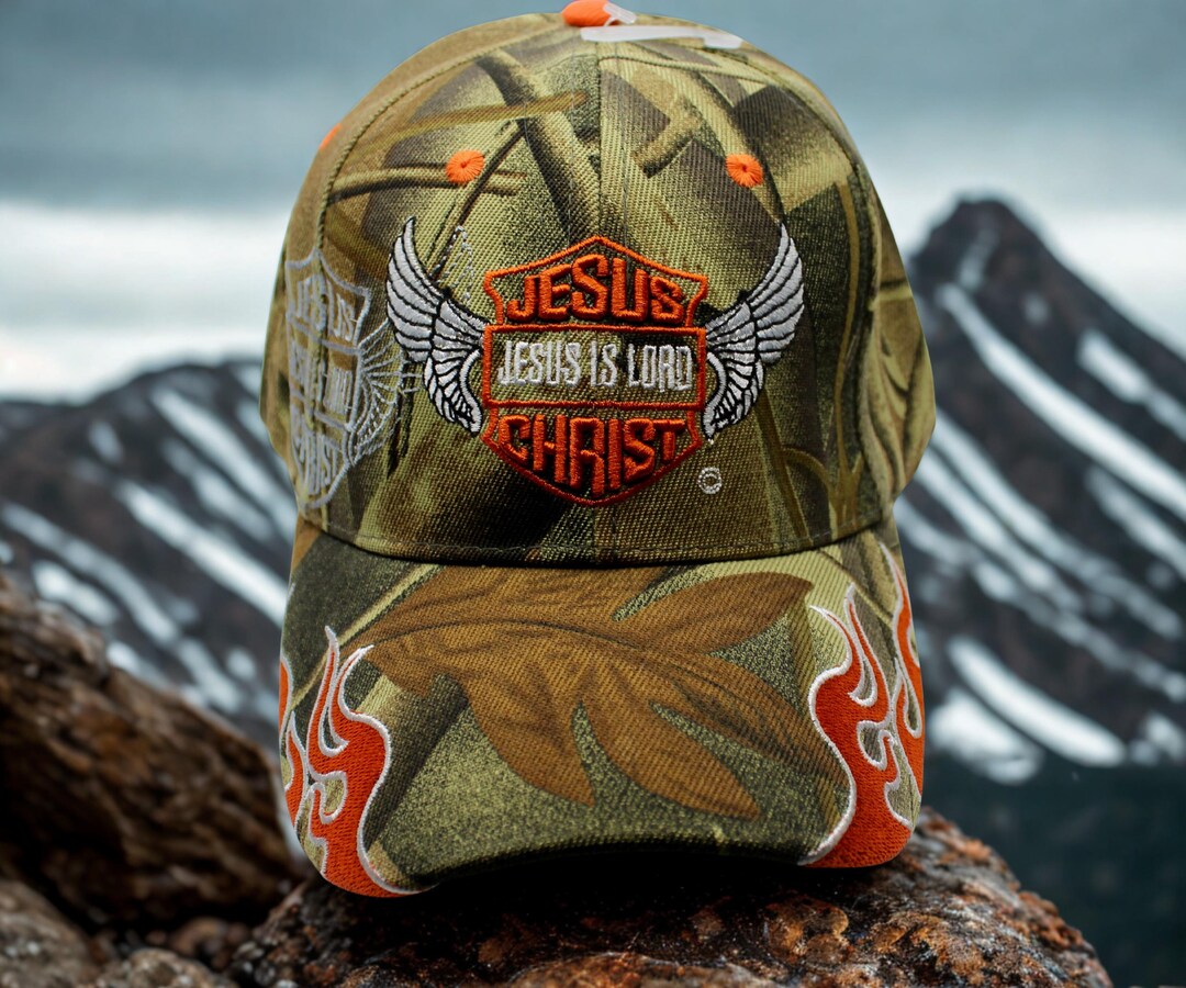 Jesus Christ Hat. Jesus is Lord Hat. Christian Baseball Cap With Jesus ...