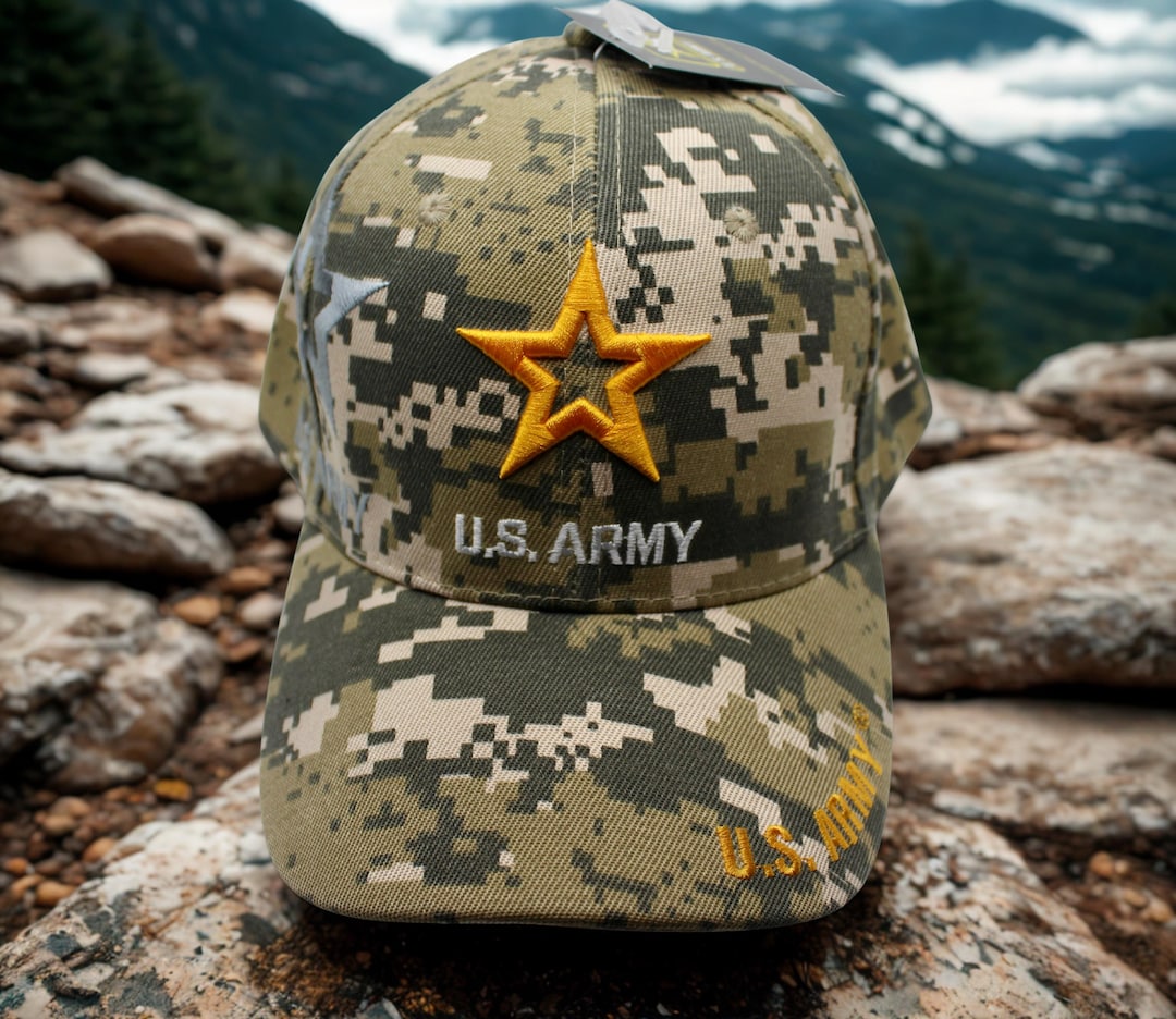 U.S Army Hat – Officially Licensed U.S Army Camo Cap With Embroidered ...