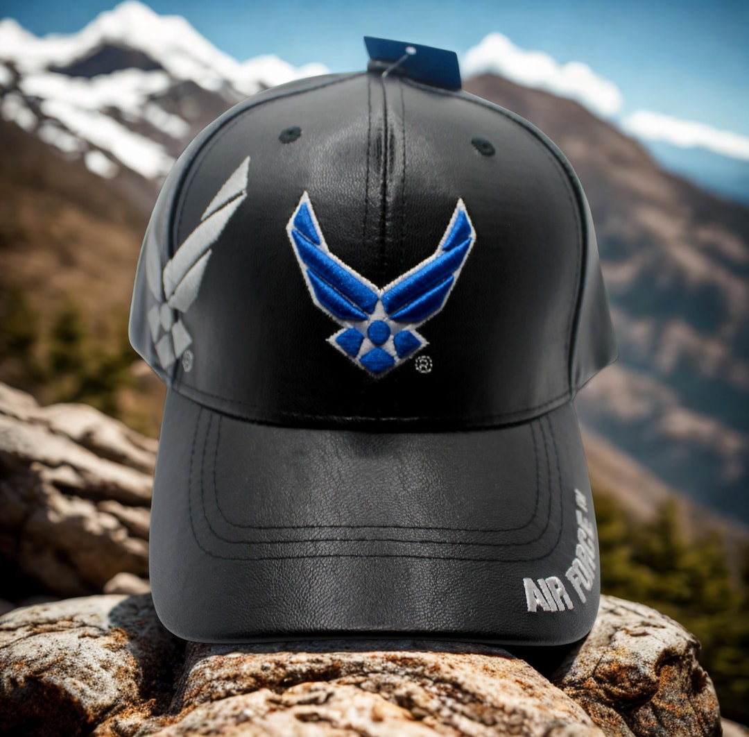 U.S. Air Force Hat – USAF Seal Black Cap – Officially Licensed ...