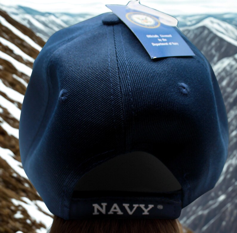 Navy Hat. Officially Licensed U.S Navy Cap With American Flag ...