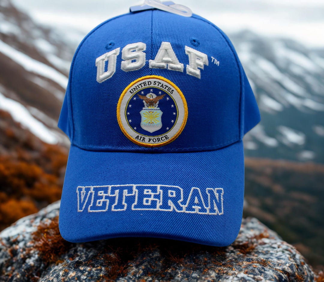 U.S Air Force Hat. USAF Retired Baseball Cap. Veteran Hat. Veteran U.S ...