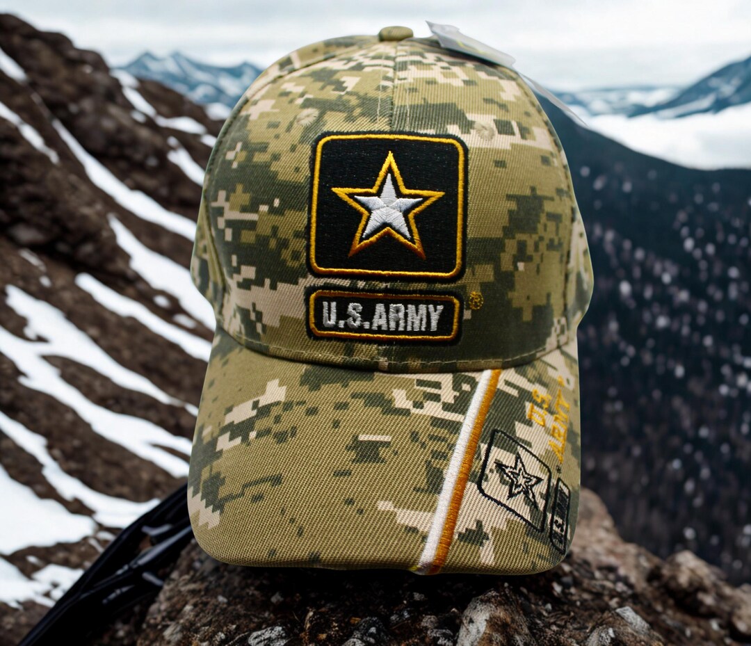 U.S Army Hat. Officially Licensed US Army Cap. Embroidered U.S Army ...