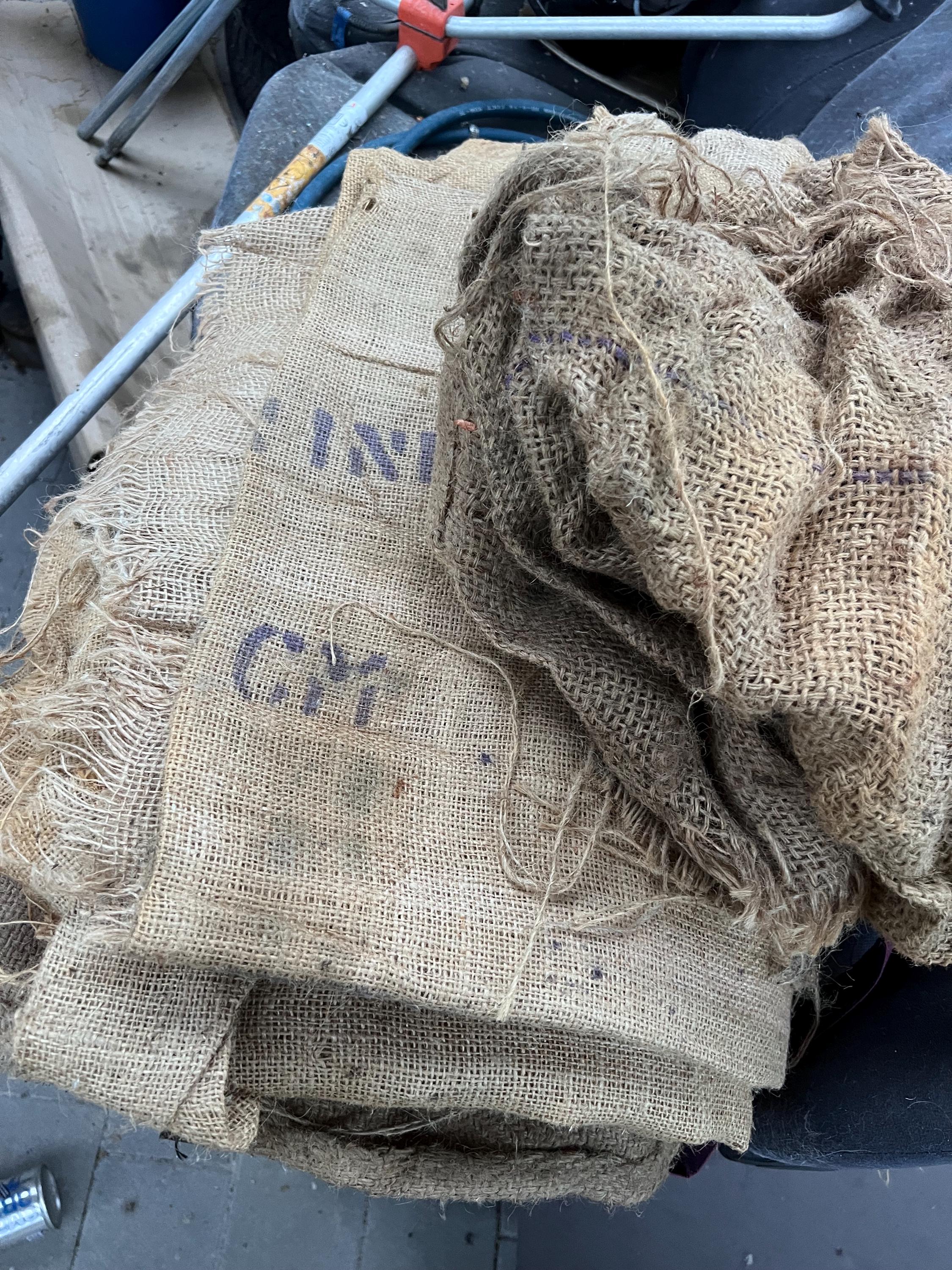 Reclaimed Burlap Fabric Sheets – Natural Jute – Rustic Craft Material ...