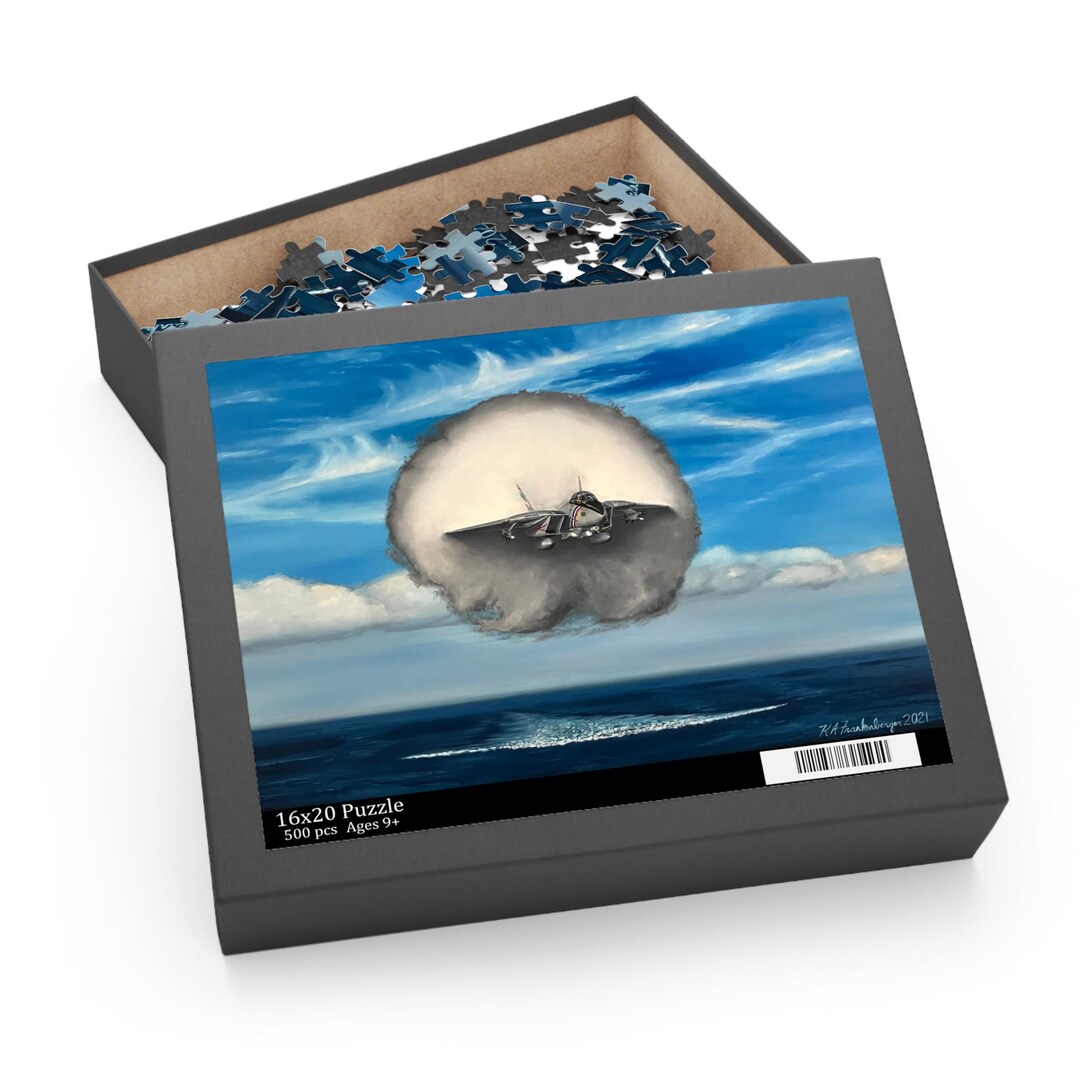 US Navy F-14 Tomcat Supersonic Mach Cone Puzzle (120-252-500 Piece ...