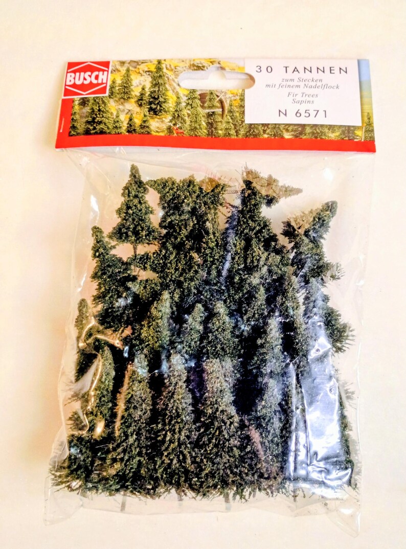 JL Innovative Design N Scale Brookside Ice House and Busch Fir Trees - Etsy
